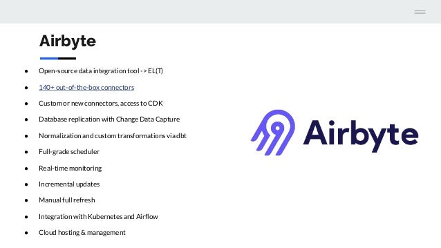Data Engineer's Lunch #50: Airbyte for Data Engineering | PPT