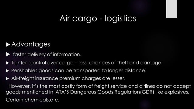 Air cargo | PPTX