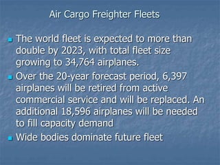 ppt on air cargo growth and issues .bb... | PPT
