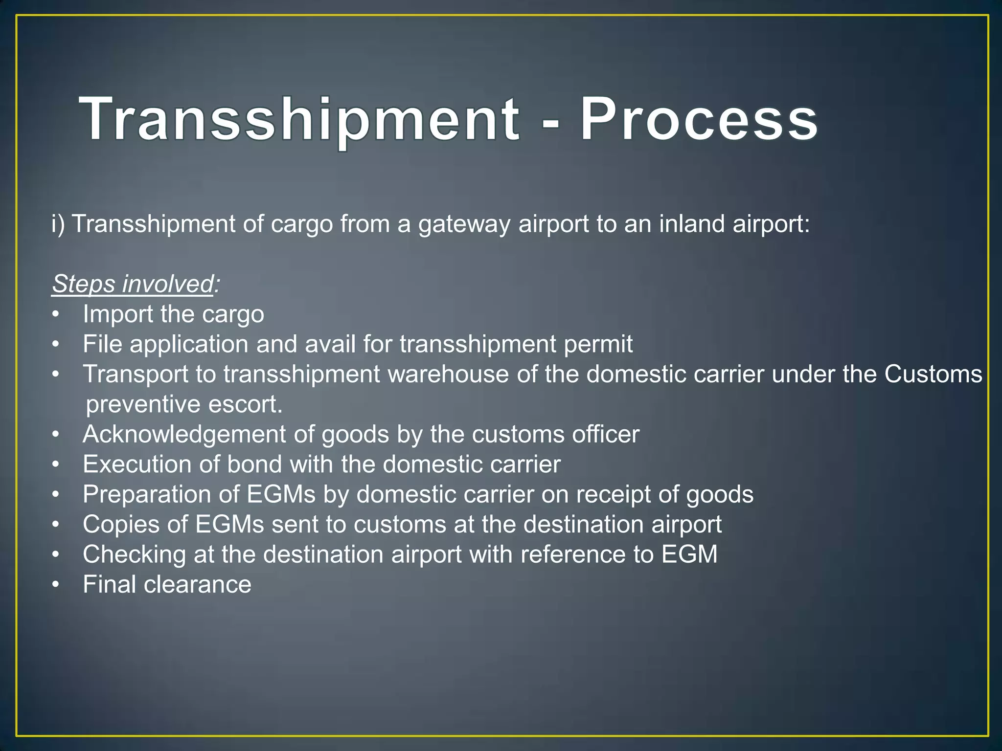 Air cargo logistics | PPTX
