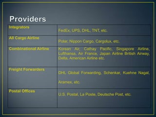 Air cargo logistics | PPTX