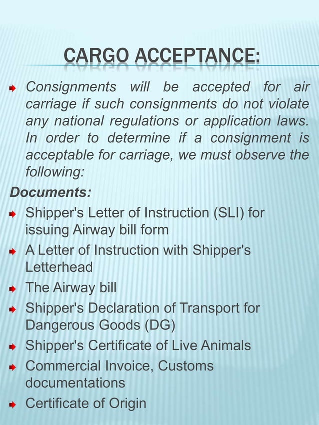 Air cargo management | PPTX