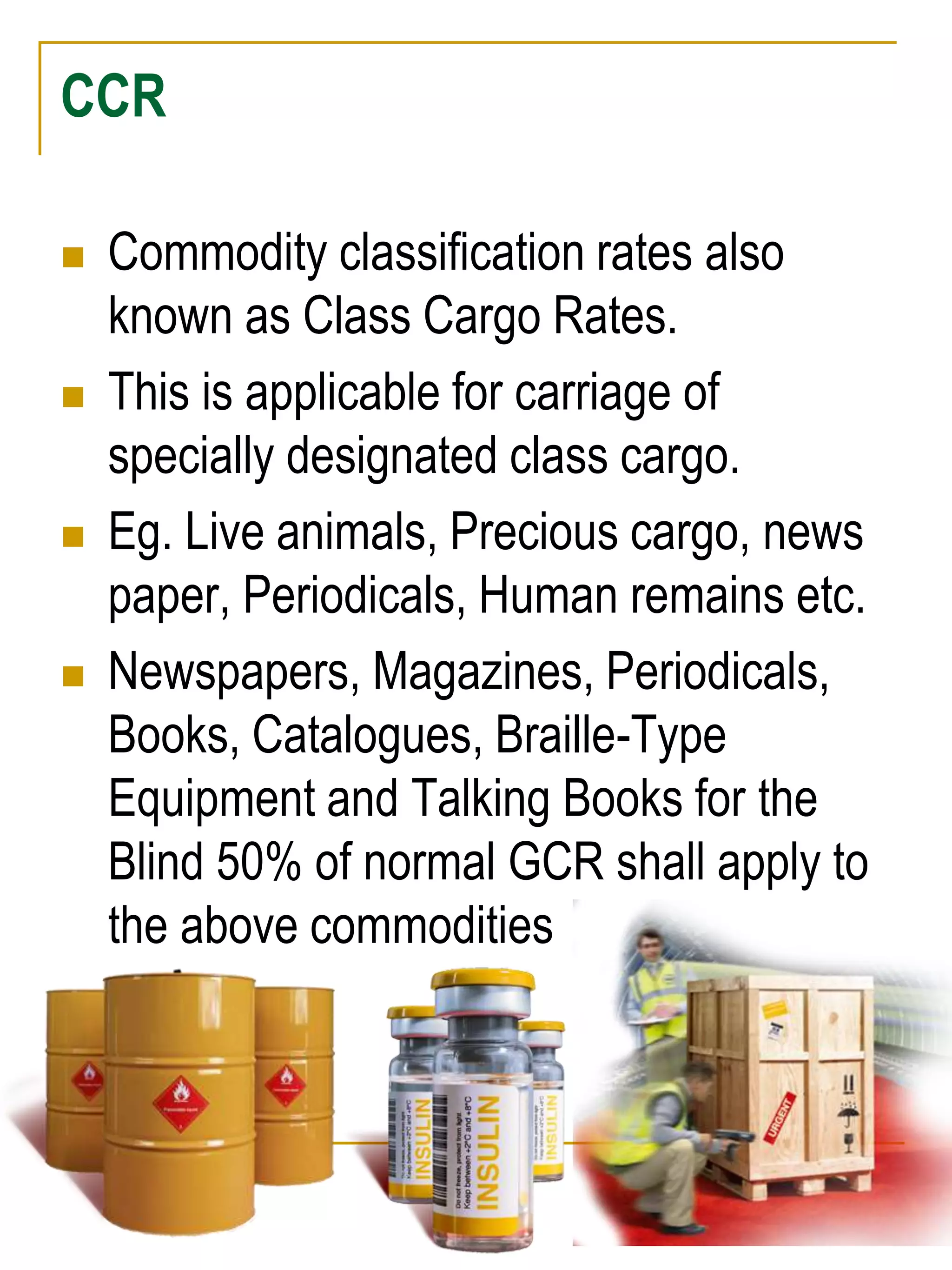 Air cargo managenent Charges | PPTX