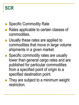 Air cargo managenent Charges | PPTX