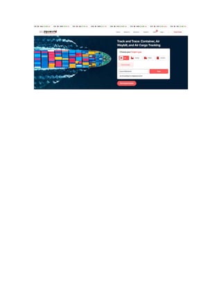 Air Cargo Tracking Simplified for Seamless Logistics | PDF
