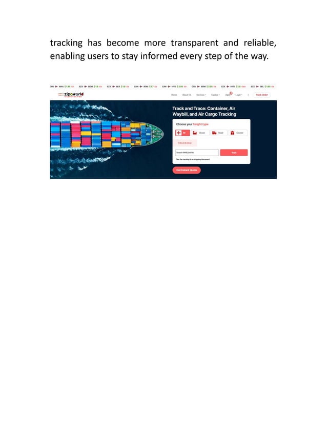 Step-by-Step Guide to Air Cargo Tracking | PDF
