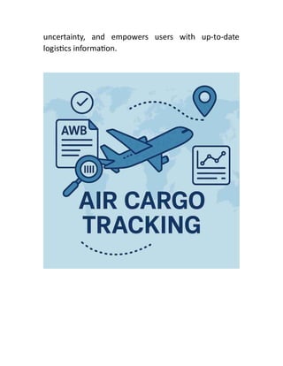 How Air Cargo Tracking Works: A Simple Guide Using Your AWB Number | PDF