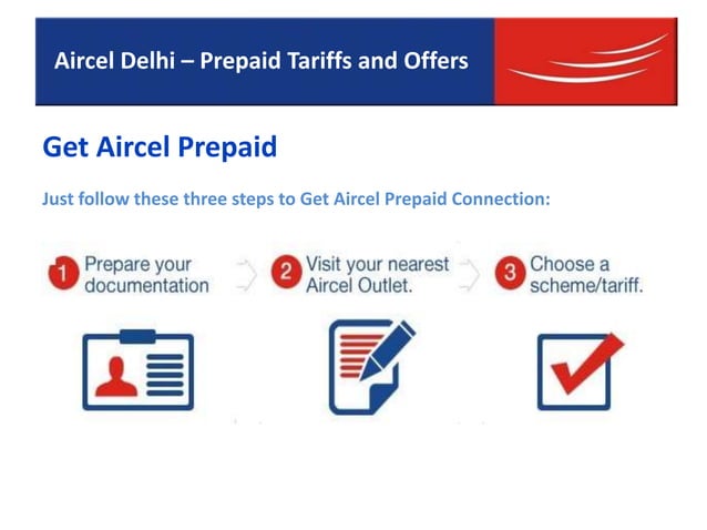 Aircel delhi – prepaid tariffs and offers | PPTX
