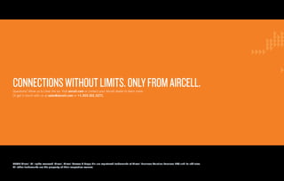 Aircell Overview Brochure | PPT
