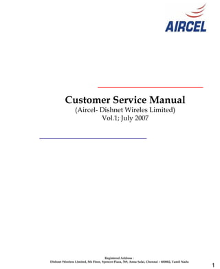 Aircel telecom | PDF