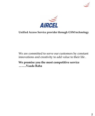 Aircel telecom | PDF