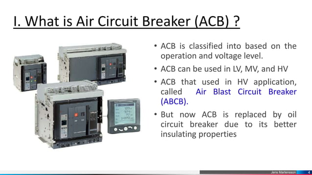 Air circuit breaker (ACB) Low-Voltage Miduim-Voltage High Voltage | PPTX