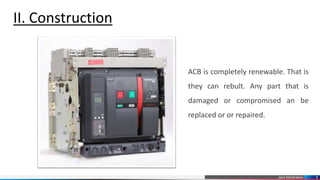 Air circuit breaker (ACB) Low-Voltage Miduim-Voltage High Voltage | PPTX