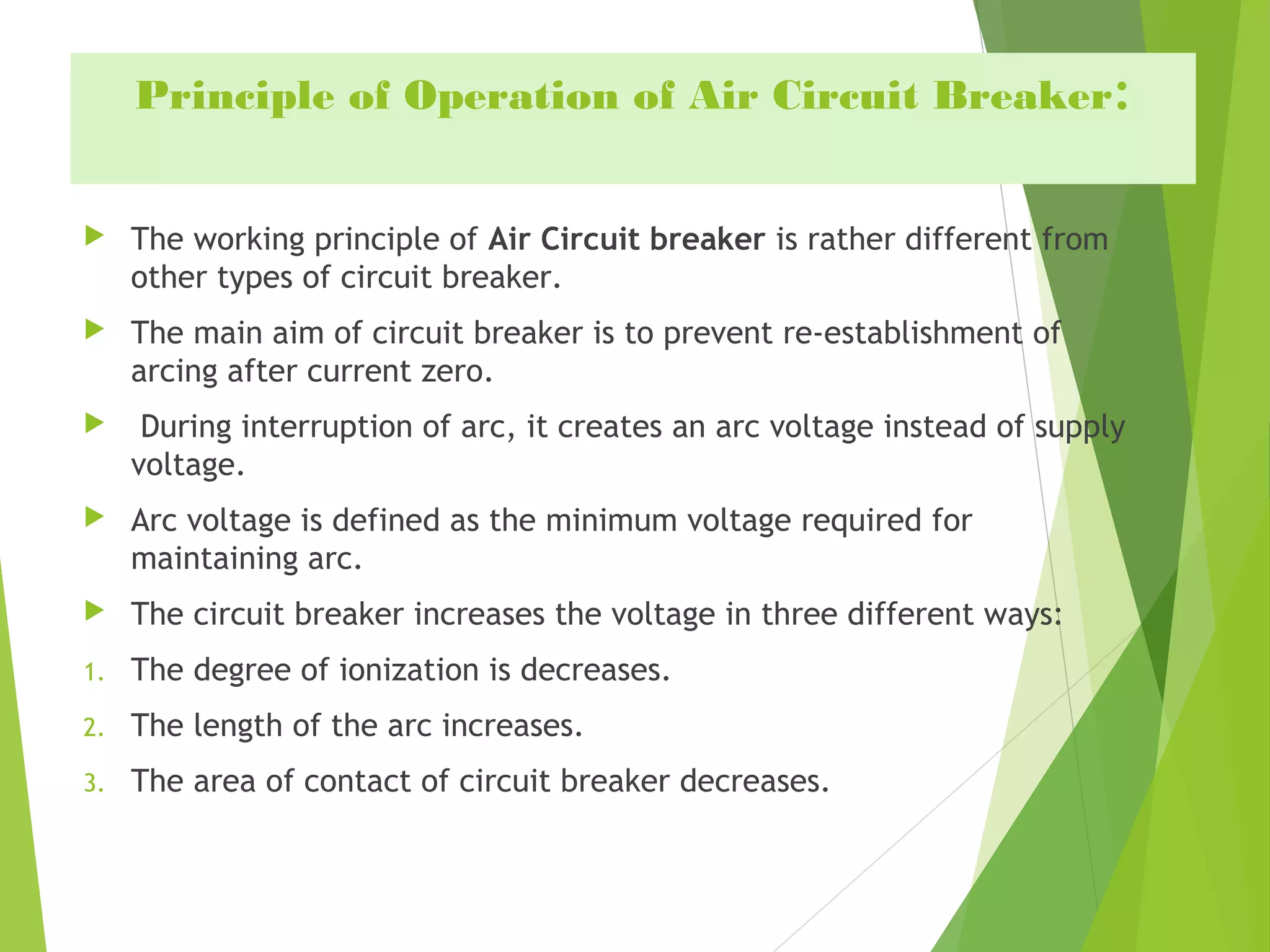 Air circuit breakers | PPT