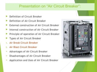 Air circuit breakers | PPT