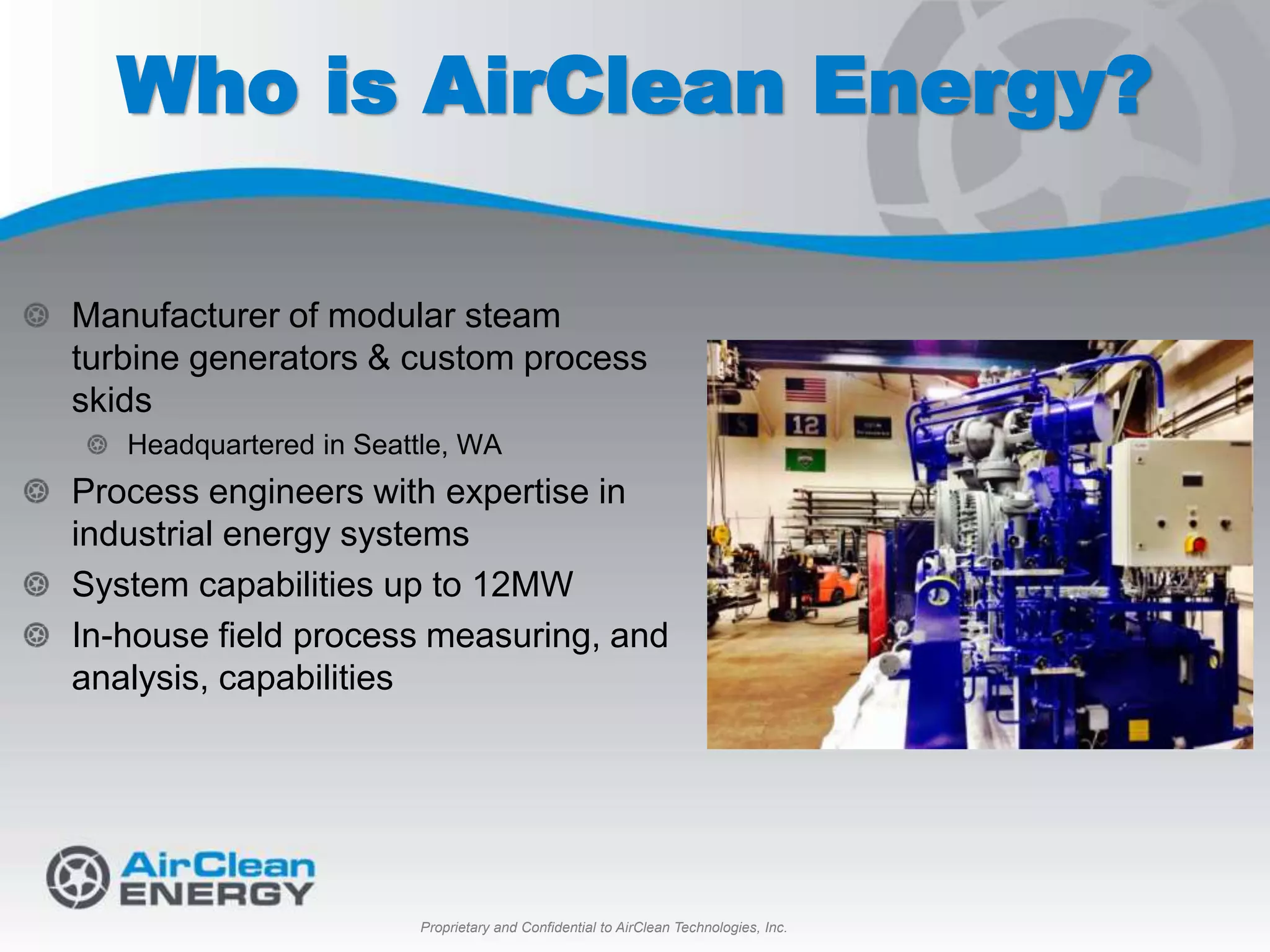 AirClean Energy Company Overview - February 2016 | PPTX