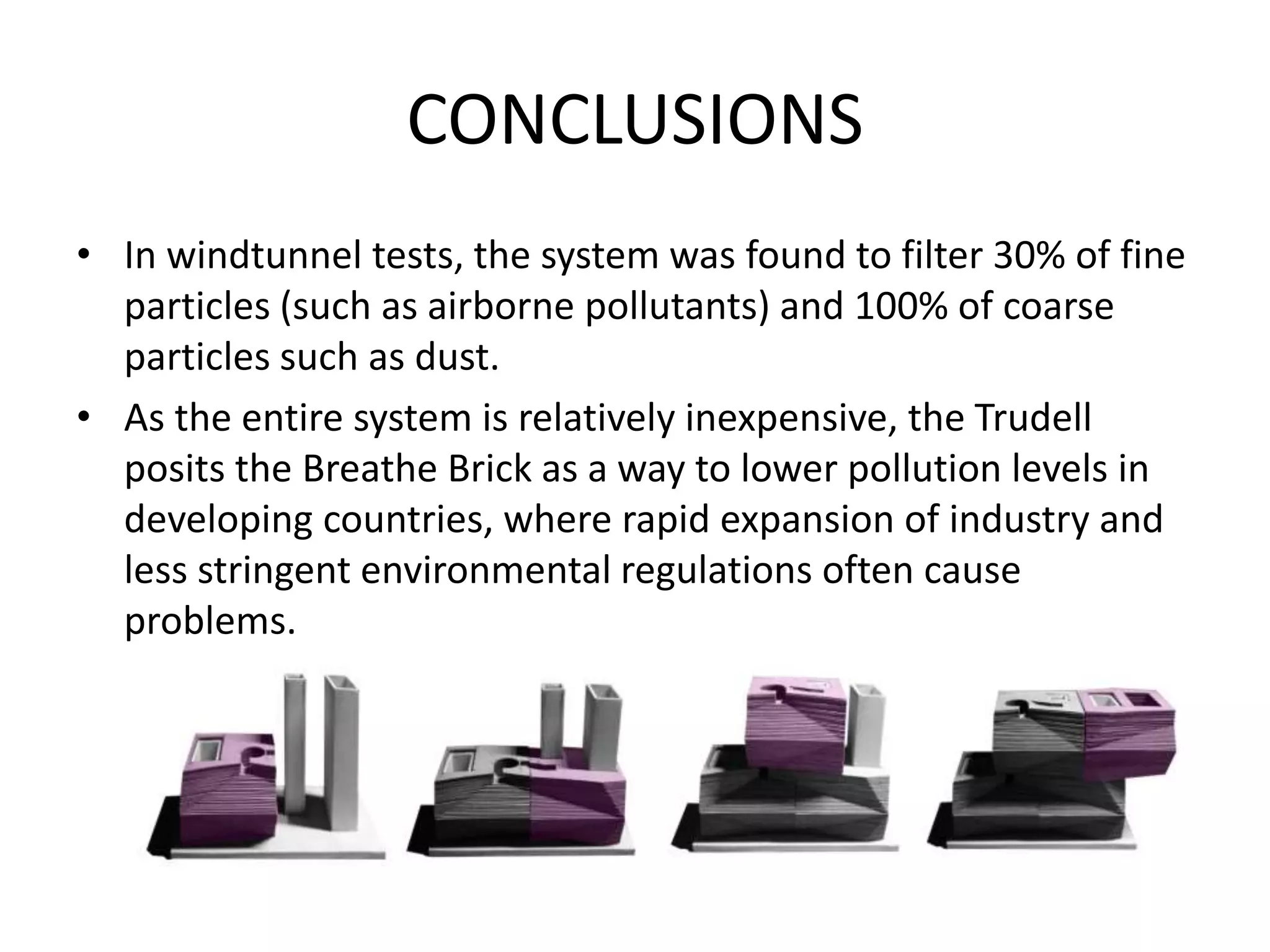 Air cleaning bricks | PPTX