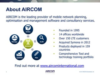AIRCOM LTE Webinar 2 - Air Interface | PDF