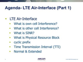 AIRCOM LTE Webinar 2 - Air Interface | PDF