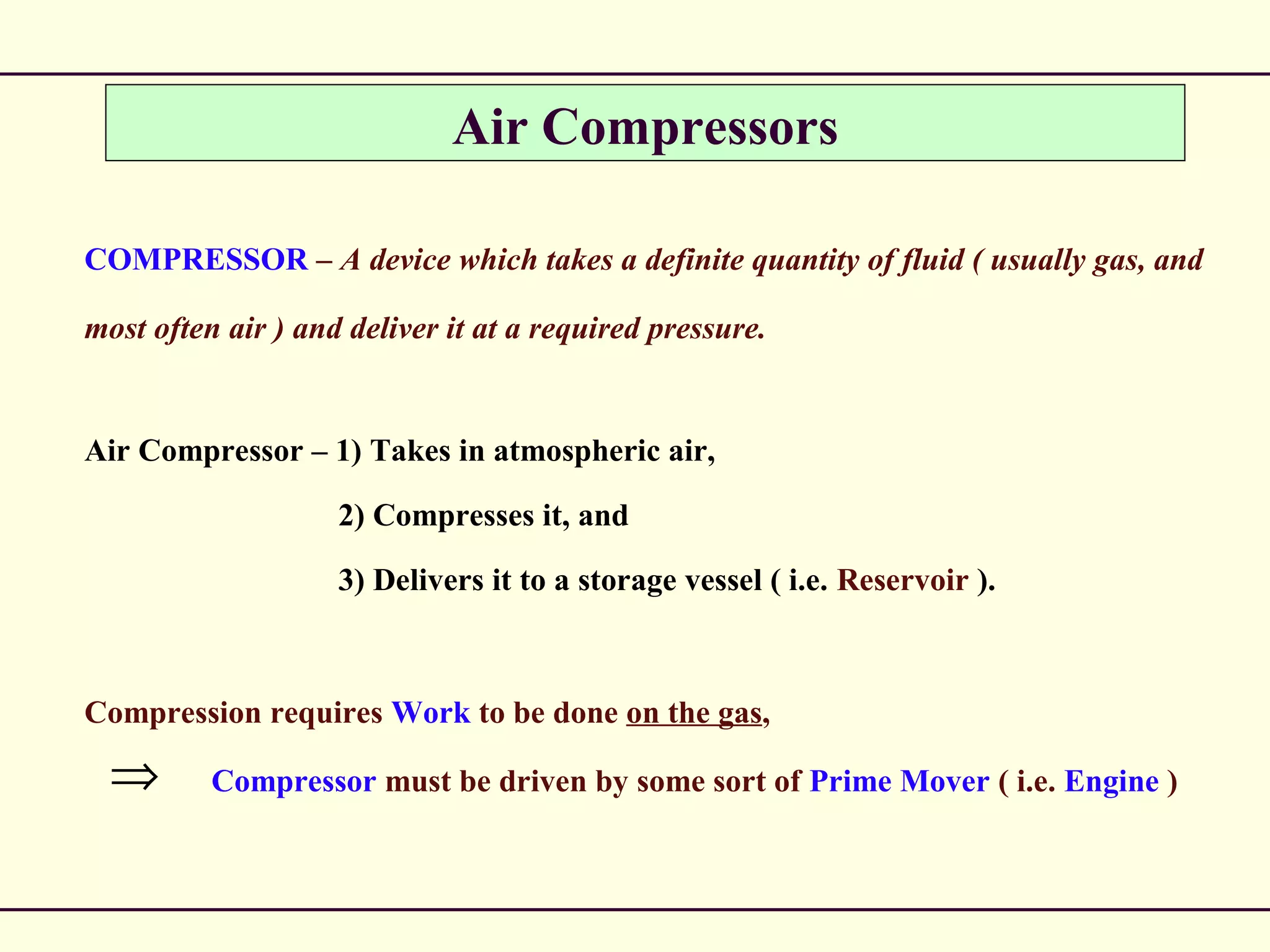Air compressor | PPT