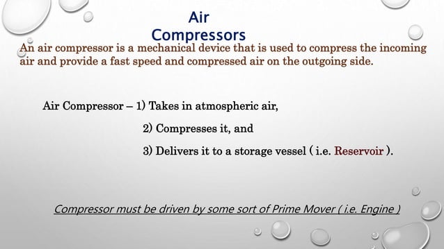 Air compressor.pptx | Automotive