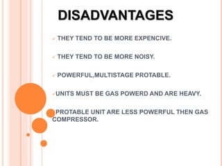 Air Compressor reciprocating single stage | PPTX