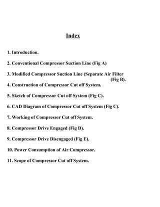 Air compressor cut off system | DOC