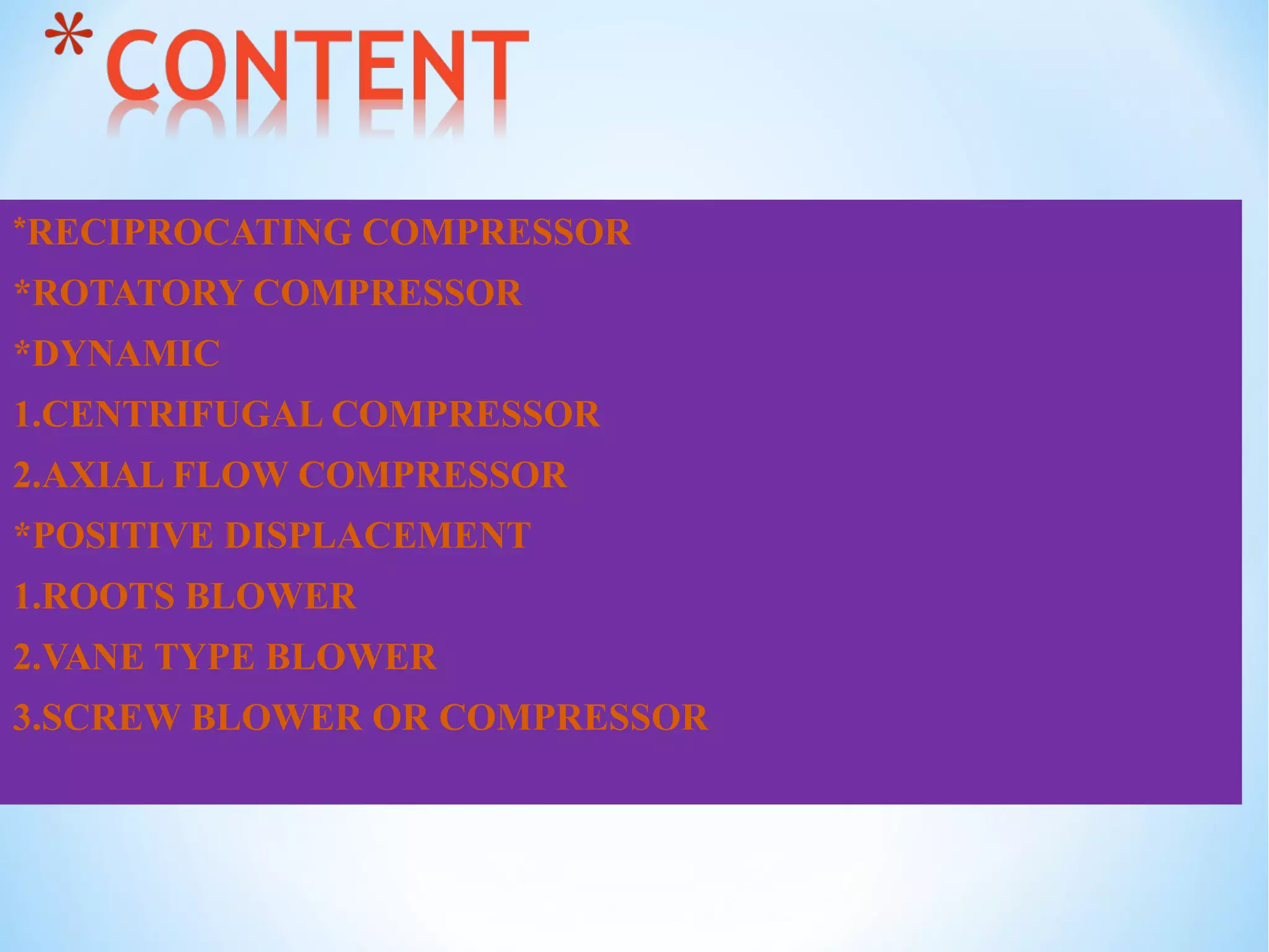 Air compressor of EME | PPT