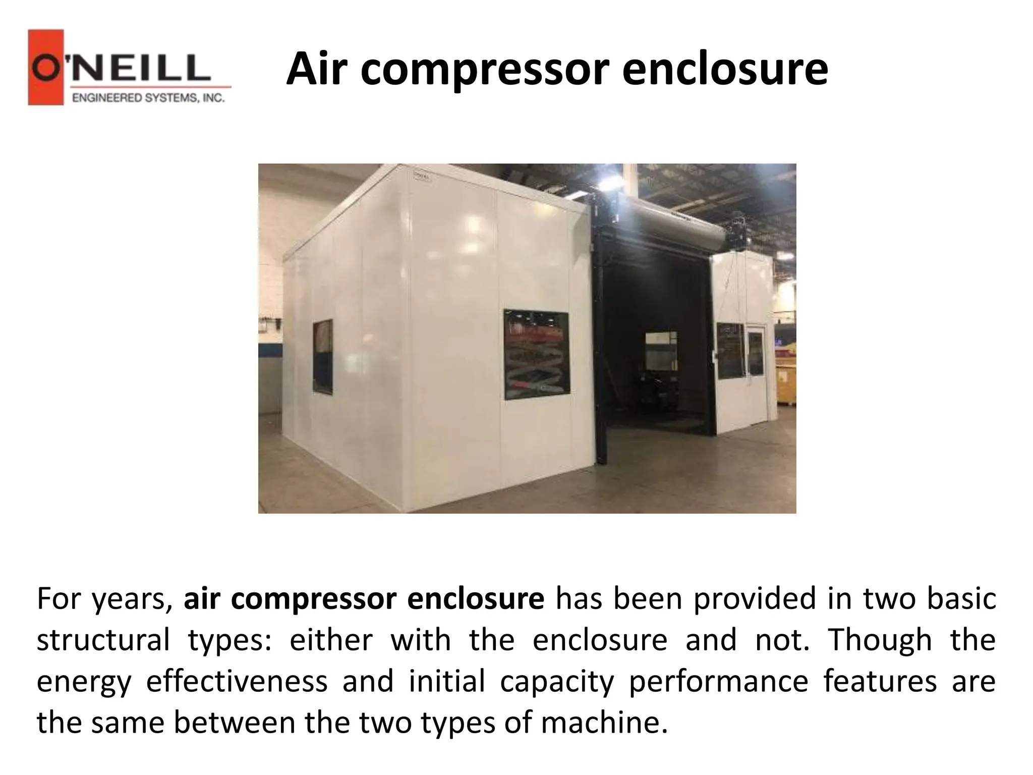 Air compressor enclosure.pptx | Indoor Environmental Quality | Home ...
