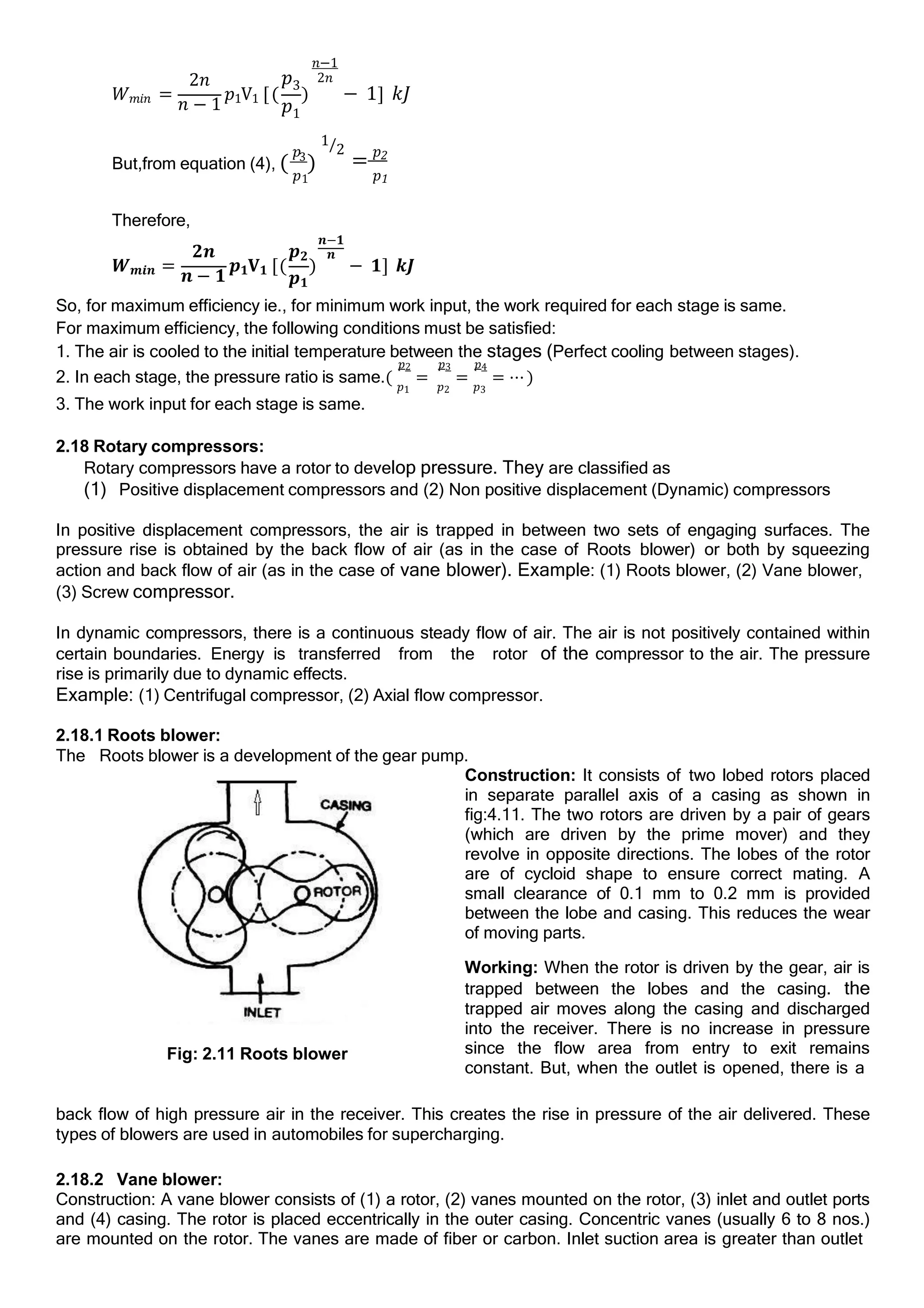 UNIT - IV - Air Compressors and its Performance | PPTX