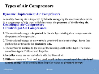 Air Compressors.pptx , types of air compressor | PPTX