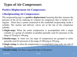 Air Compressors.pptx , types of air compressor | PPTX