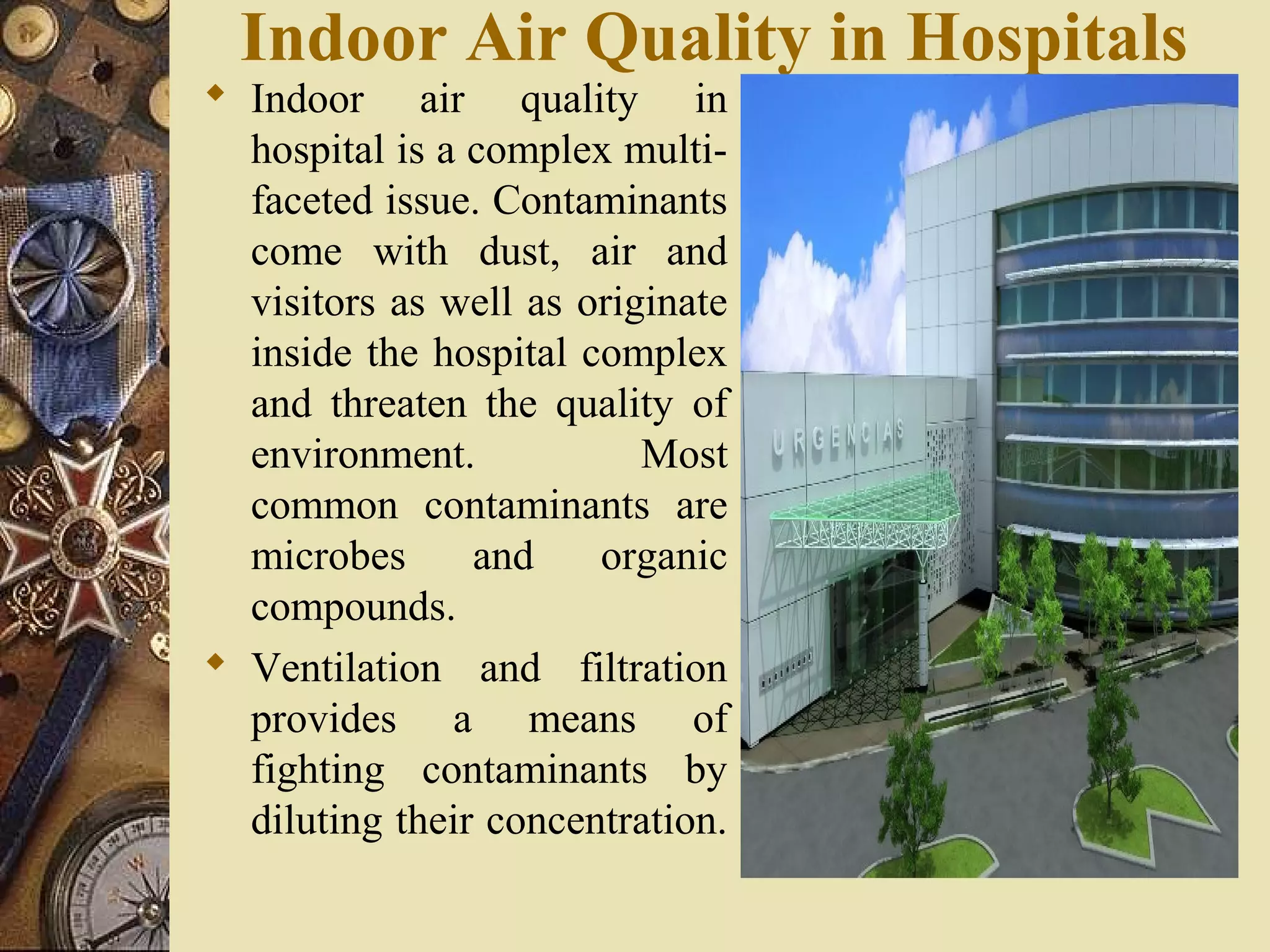 Air condition requirement in hospitals | PPT