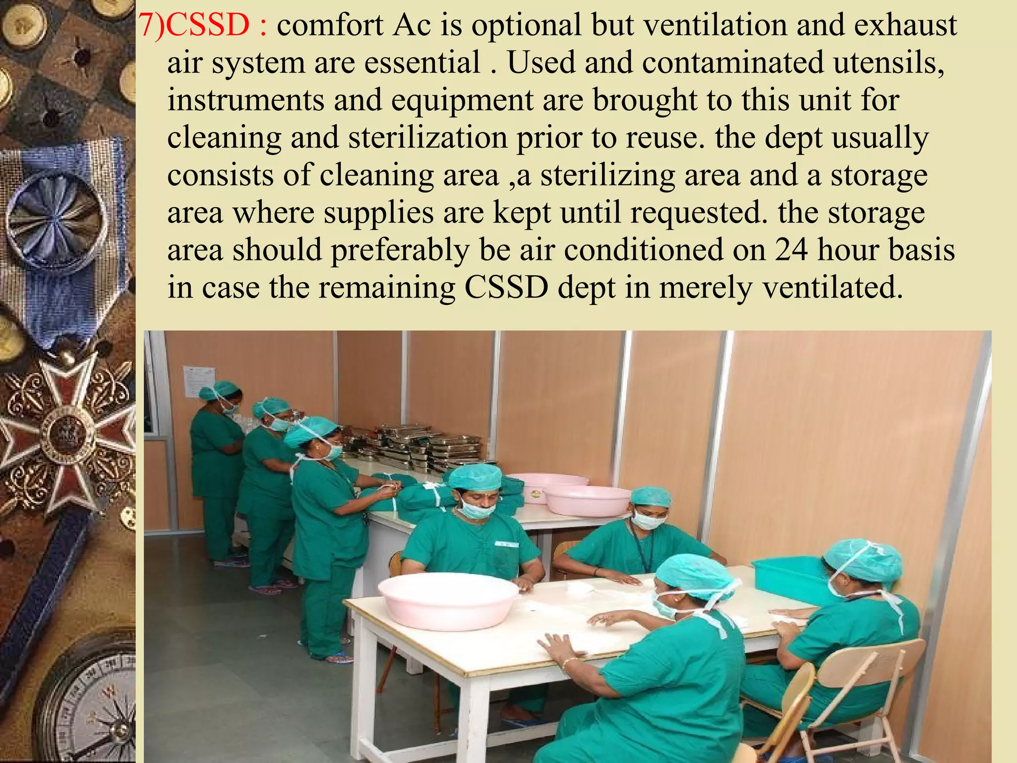 Air condition requirement in hospitals | PPT