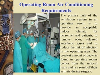 Air condition requirement in hospitals | PPT