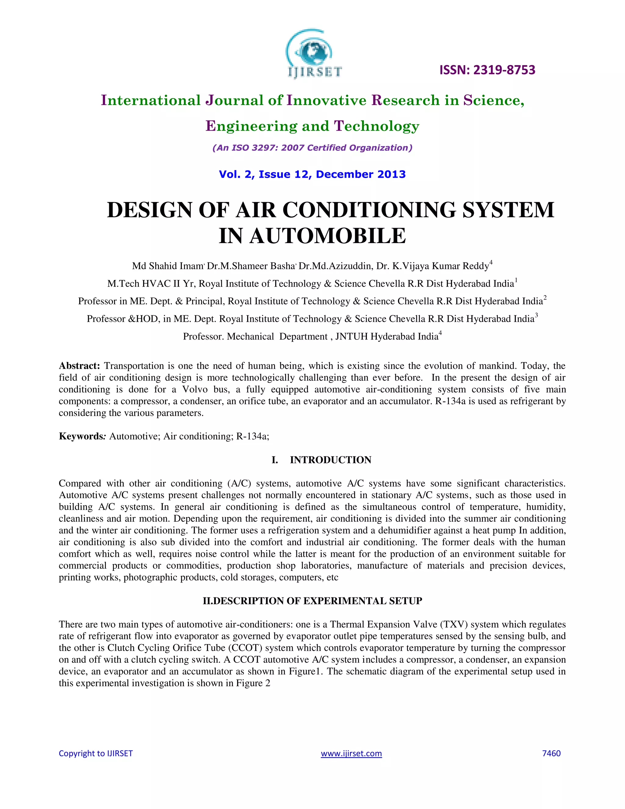 Aircon design volvo bus | PDF