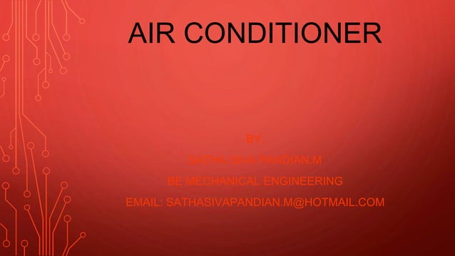 Air conditioner | PPT