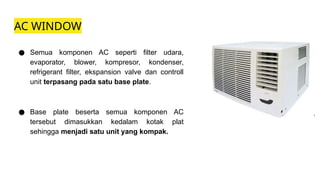 Air Conditioner Introductioon, Priciples and Applications | PPTX