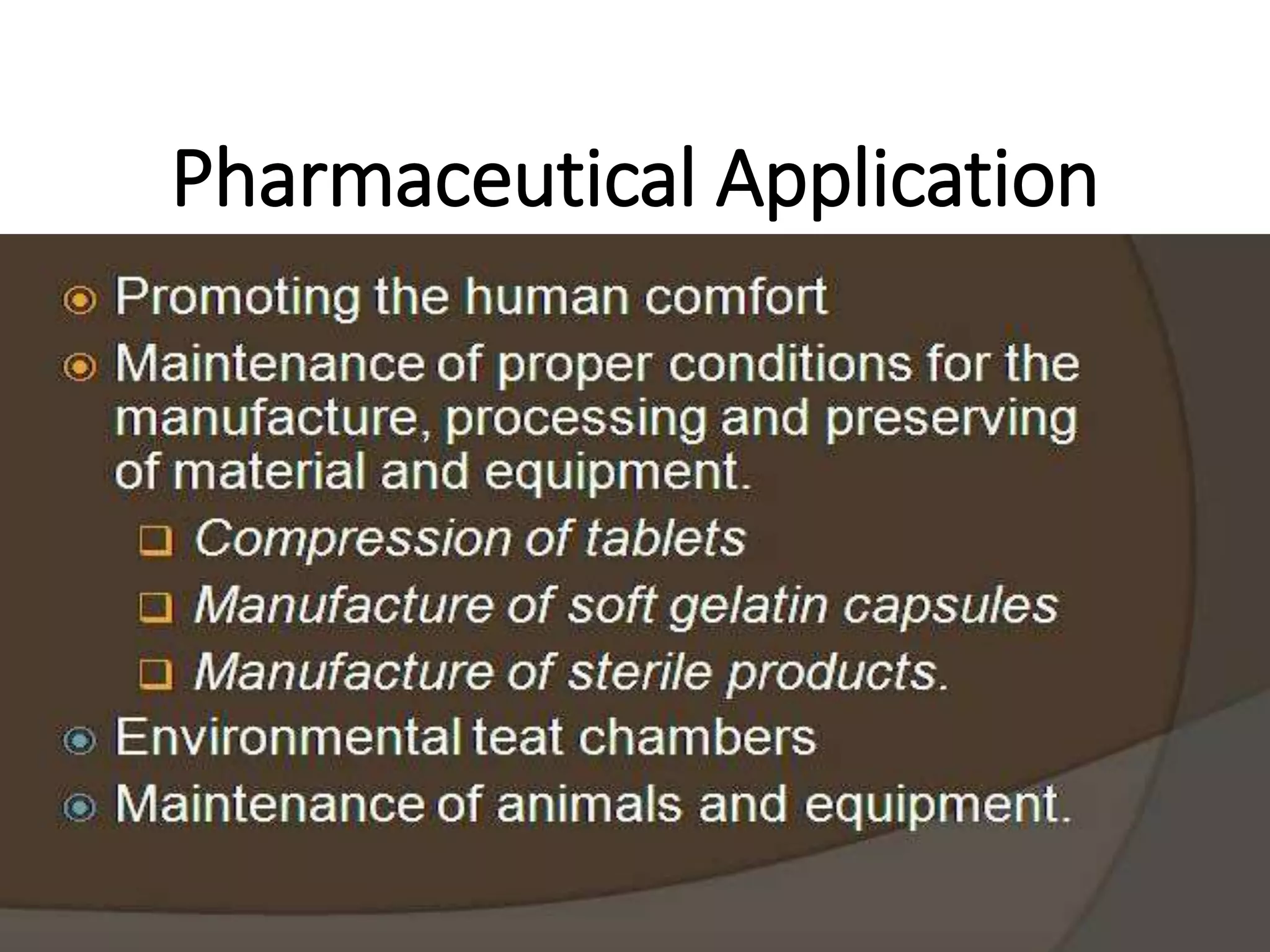 Air Conditioning System in pharmaceuticals | PPTX