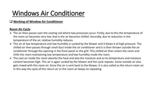 Air conditioning window air conditioner | PPTX