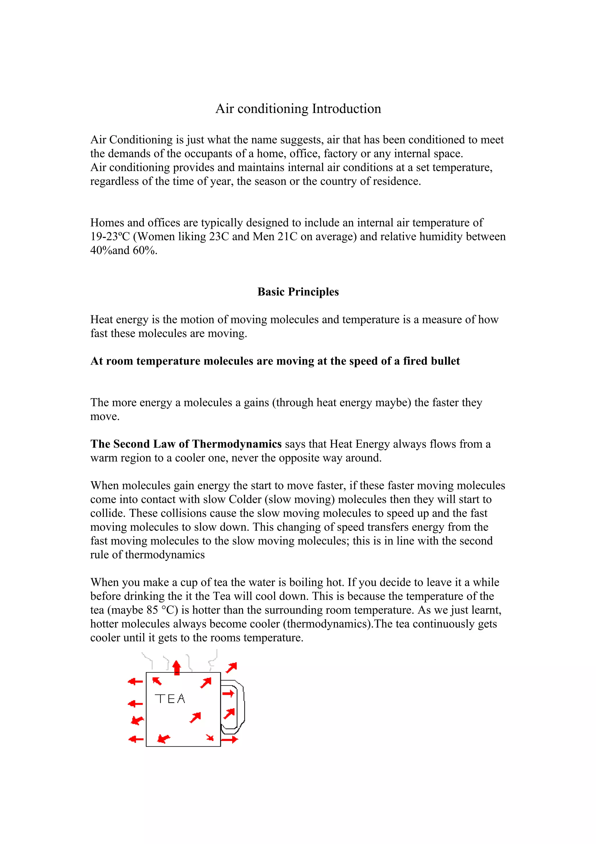 Air conditioning introduction | PDF
