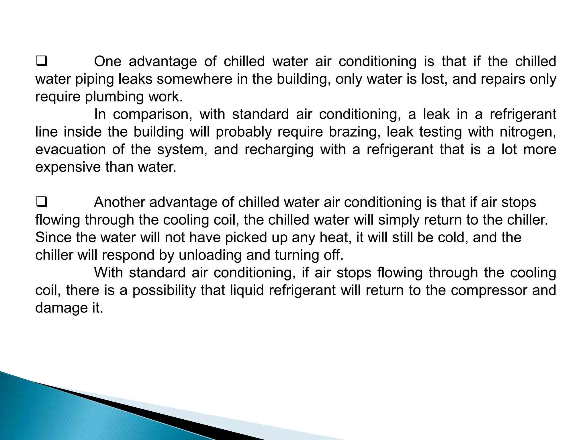 Water Chilled Airconditioning | PPTX