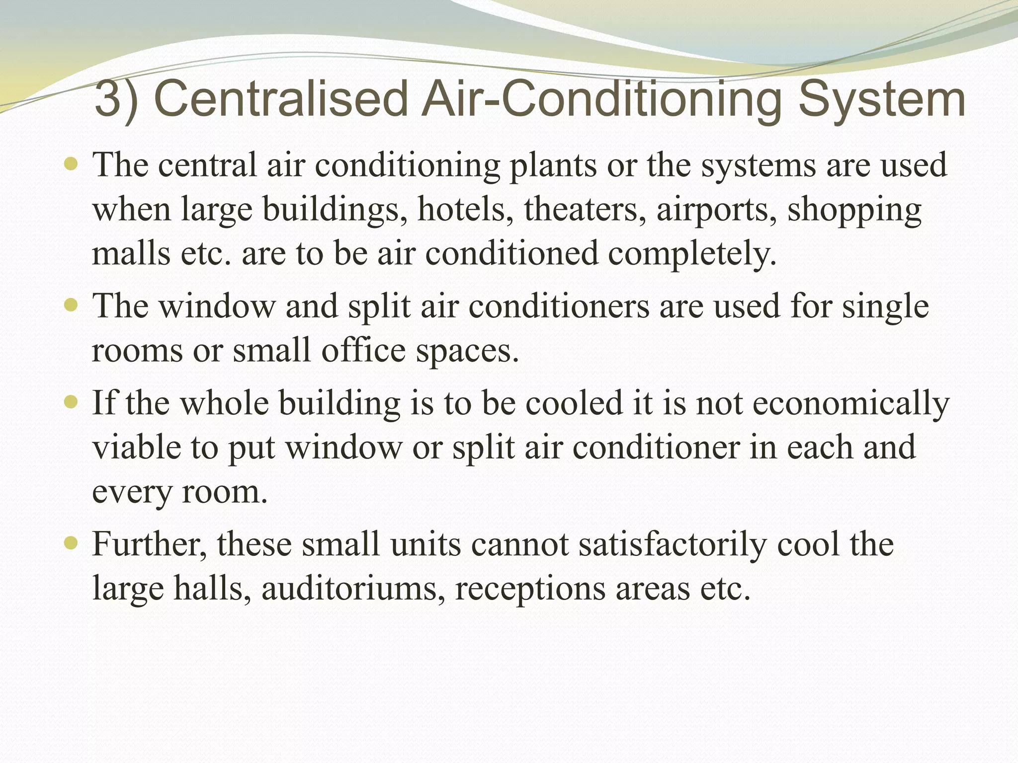 Air conditioning system | PPTX