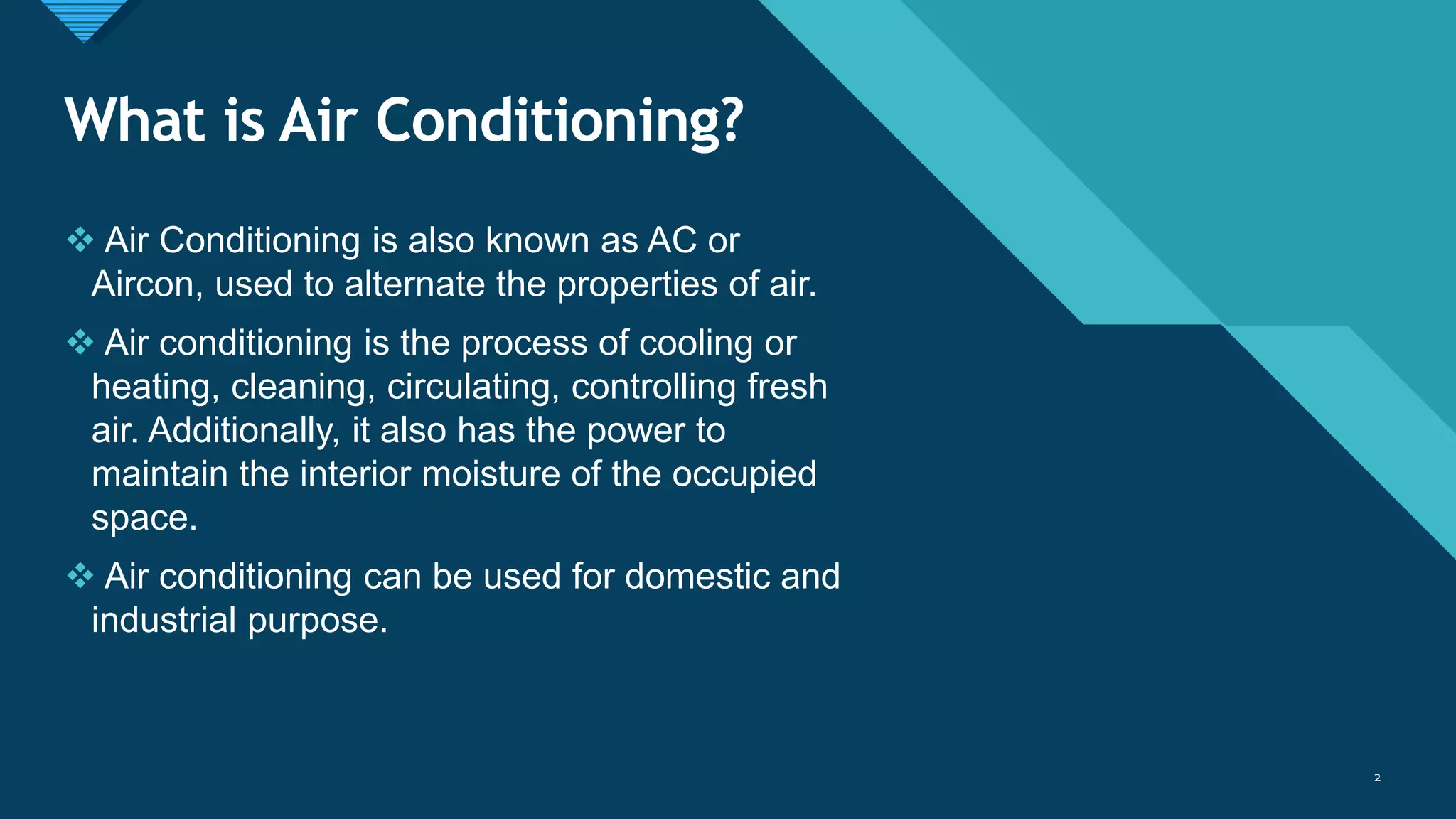 Air Conditioning System | PPTX