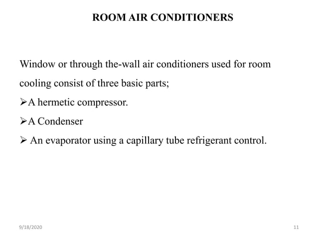 Air conditioning system | PPT