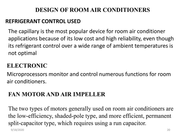 Air conditioning system | PPT
