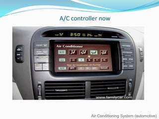 Air conditioning system (automotive) | PPTX