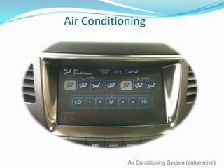 Air conditioning system (automotive) | PPT