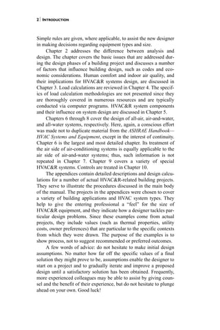 Air Conditioning System Design Manual (Ashrae Special Publications ...