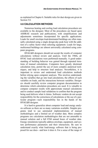 Air Conditioning System Design Manual (Ashrae Special Publications ...